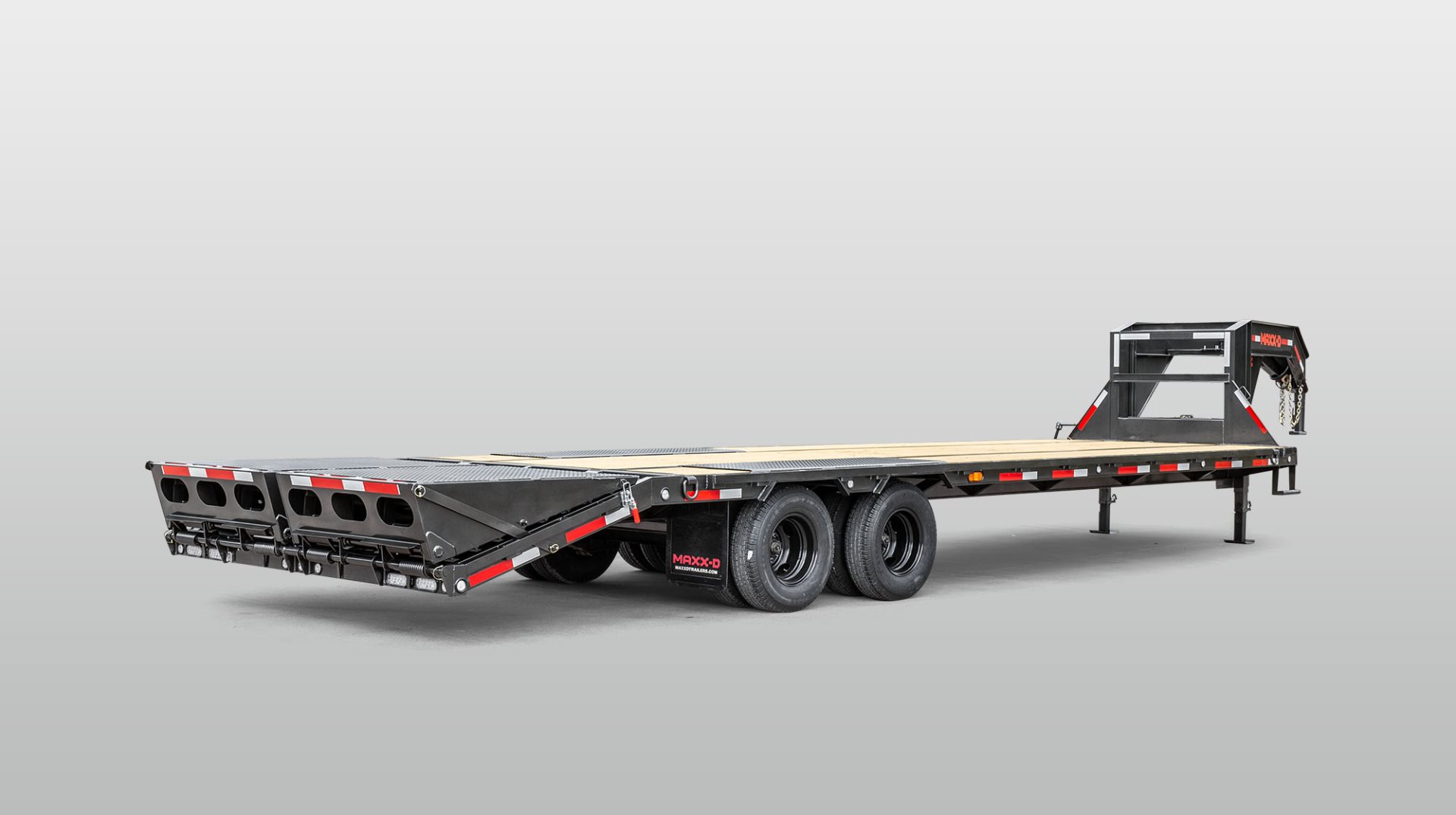 32' LDB LOW PROFILE TANDEM DUAL FLATBED GOOSENECK
