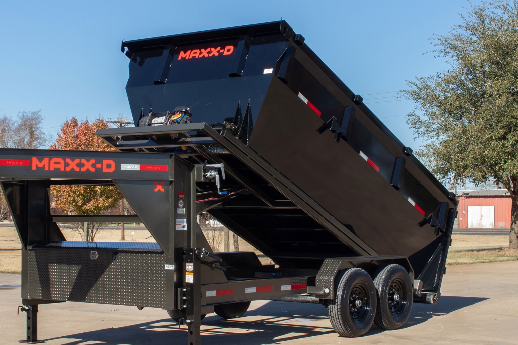 Dumpster Trailer | ROX 14k Roll-off Dump Trailer | MAXX-D Trailers