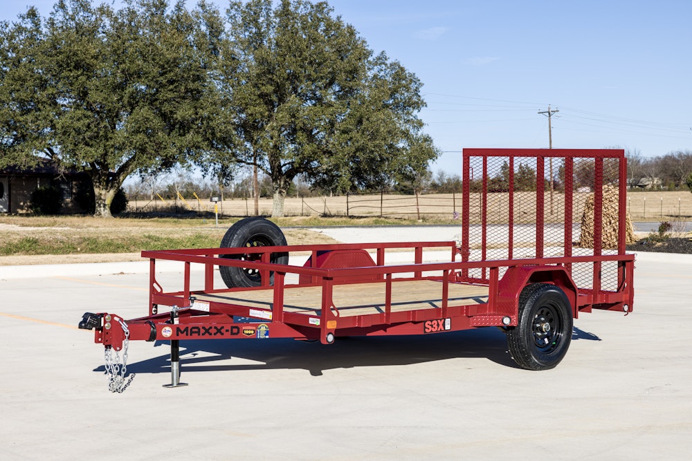 S3X Single Axle Utility Trailer | Angle Frame | MAXX-D Trailers