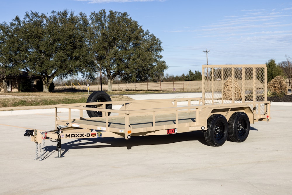 U3X Tandem Axle Utility Trailer | Angle Frame | MAXX-D Trailers