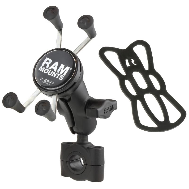 RAM Torque Handlebar/Rail Mount with X-Grip Cradle RAM-B-408-75-1-UN10U ...