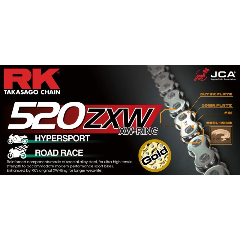 520 ZXW XW-Ring Chains BB520ZXW-120, Honda Sport Parts Warehouse