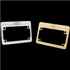 1975 Honda GL1000 Gold Wing License Plate Frames, Aftermarket Street