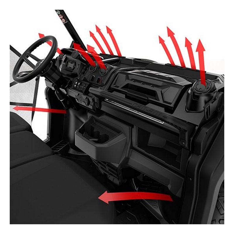 Defrost, Heat and Ventilation System 715001390, Fox Powersports Can-Am ...