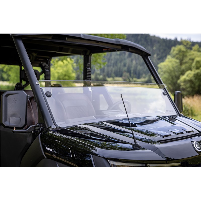 Half Poly Windshield, Front, 2025 U10 Pro