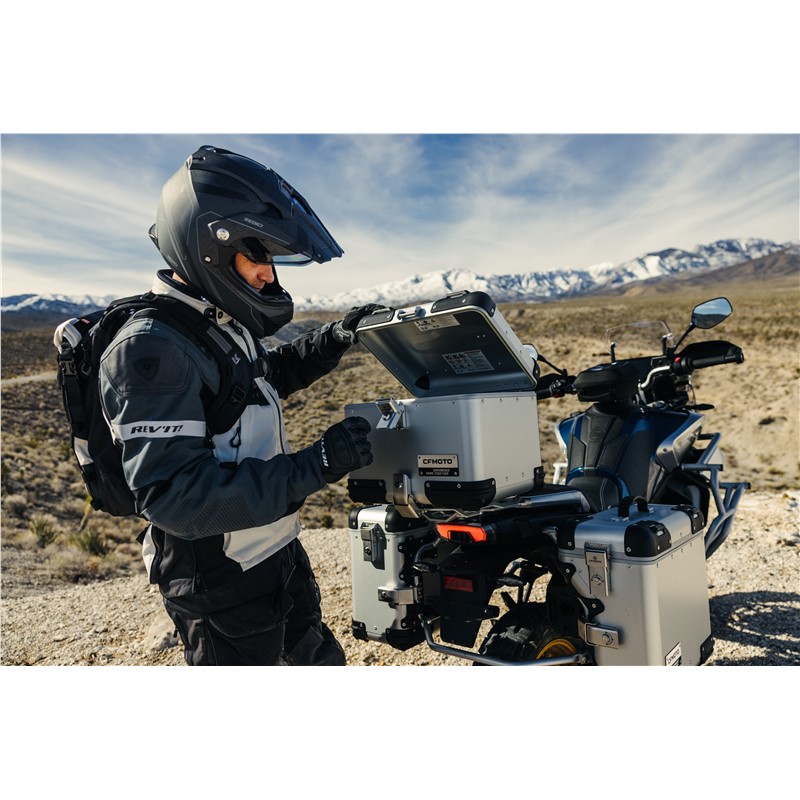 Top Case - Silver, 2025 Ibex 800 E