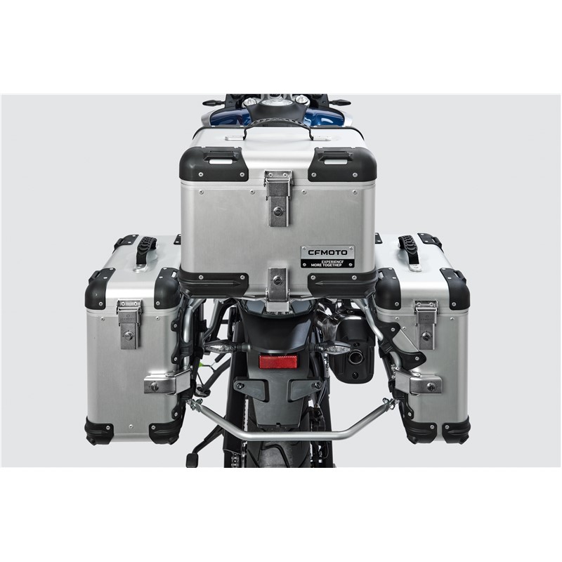 3-Piece Pannier Set - Silver 6WWV-808000-5000, CFMOTO USA