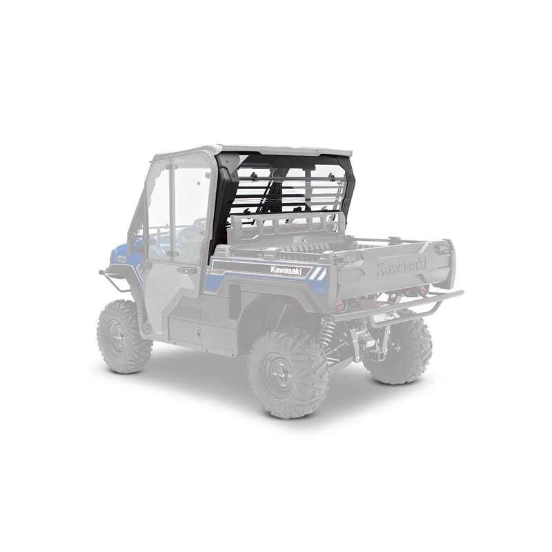 KQR Rear Polycarbonate Panels, 2024 Kawasaki KAF1000 Mule PRO-FXR 1000