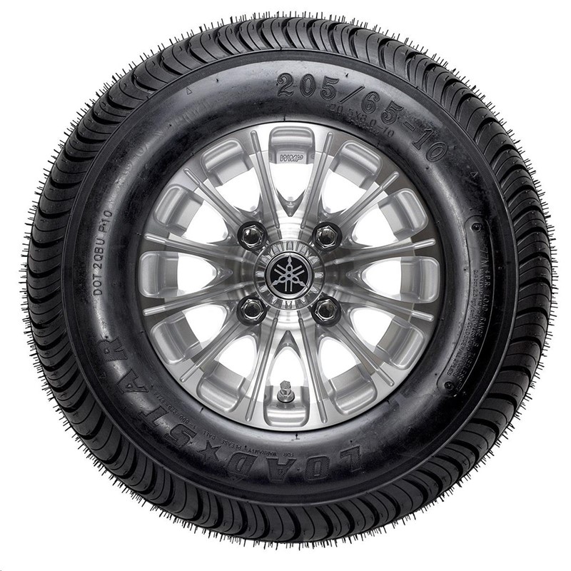 12-Spoke J-Series Alloy Wheels GCA-J0E51-00-BM, TNT Golf Car & Motorsports