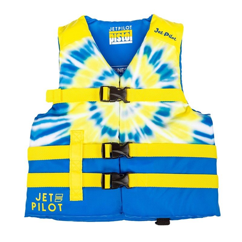 JetPilot Pistol Nylon Youth PFD WJP-22242-BL-YT, CyclePartsNation