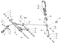 1995 Arctic Cat WILDCAT MOUNTAIN CAT (95WCB) Rear Suspension - Front ...