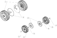 Cub Cadet CC 600 (12ACW62R710) (2016) Wheels | Shank's Lawn Cub Cadet