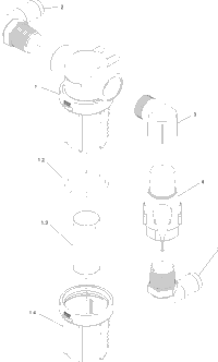 eXmark ZSL3620 S/N 417,930,746 AND UP (Rev. A) Strainer Assembly ...