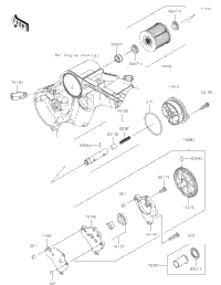 2024 Kawasaki KLR650 Adventure ABS (KL650HRFAN) Oil Pump | Babbitt's ...