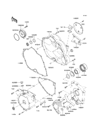 2000 Kawasaki LAKOTA 300 (KEF300-A6) Engine Cover(S) | Powersports Discount