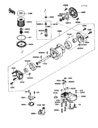1990 Kawasaki ZX-10 (ZX1000-B3) Oil Pump/Oil Filter | Powersports Discount