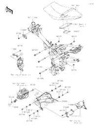 2018 Kawasaki Z125 PRO (BR125JJSA) Frame Fittings | Sea-Doo Warehouse