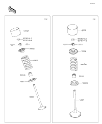 2016 Kawasaki KX250F (KX250ZGF) Valve(S) | Powersports Discount