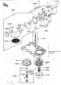 1984 Kawasaki KZ700-A1 Oil Pump/Oil Filter | Powersports Discount