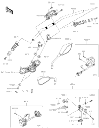 2021 Kawasaki Z900 (ZR900FMFNN) Handlebar | GenuineKawasakiParts.com