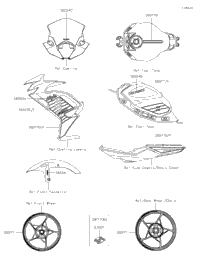 2025 Kawasaki EX650PSFAN Decals(M.M.D.Green)(Psfan/Psfal) | Babbitts ...