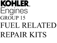 Kohler Engines ECH749-3158 LEGEND BRANDS 15 Carb Repair Kits | Kohler ...