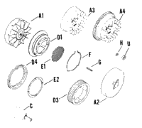 Kohler Engines K241-46642 BASIC Flywheel 02090123118 | Kohler Engines