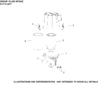 Kohler Engines CV173-3017 SCAG 10 Air Intake | Kohler Engines