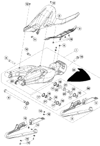 2015 KTM 1290 SUPERDUKE R BLACK Chassis Swing Arm | KTM World