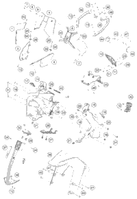 2024 KTM 390 ADVENTURE SPOKE W, orange-B.D. Chassis Mask, Fenders | KTM ...
