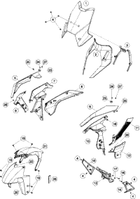2017 KTM 1290 SUPER DUKE GT GREY Chassis Mask, Fenders | KTM World