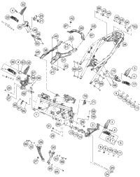 2020 KTM 390 DUKE ORANGE Chassis Frame | KTM World