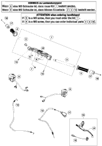 2016 KTM RC 390 CUP Handlebar, Controls | KTM World