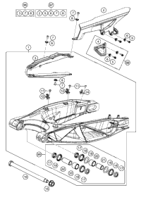 2020 KTM 1290 SUPER ADVENTURE R Chassis Swing Arm | KTM World