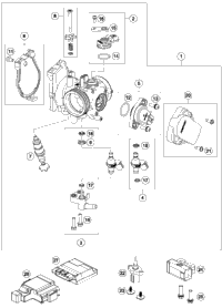 2016 KTM 250 SXF Throttle Body | CyclePartsNation KTM Parts Nation