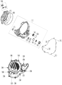 2018 KTM 250 SX-F Clutch Cover | KTM World