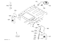 Kubota Tractor KX040-5 P00600 Mirror Kit ## [Cabin] | Kubota Tractor