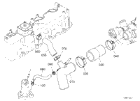 Kubota Tractor SVL75-3 576001 Breather Pipe | Kubota Tractor