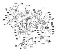Kubota Tractor B2789(S.NO.2707045 AND UP) I00300 Snowblower Assembly ...