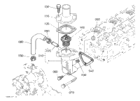 Kubota Tractor BX24D 150000 Water Flange And Thermostat | Kubota Tractor