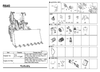 Kubota Tractor R640 000001 Frequently Used Items | Kubota Tractor