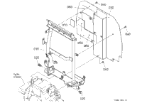 Kubota Tractor L3770-CAB L13010 Bonnet Rear Pillar | Kubota Tractor