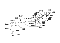 Kubota Tractor BX2816 50" SNOWBLOWER A00500 Manual Chute Rotation ...