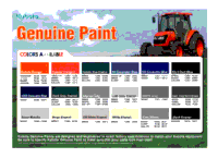 Kubota Tractor GENUINE PAINT 000010 Genuine Paints | Kubota Tractor