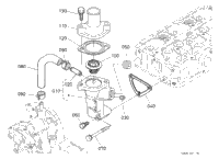 Kubota Tractor BX2370-1 150000 Water Flange And Thermostat | Kubota Tractor