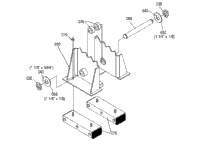 Kubota Tractor M4509&M4509V BACKHOE A02600 Stabilizer Pads (Set Of 2 ...