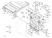 Kubota Tractor SVL90-2C N11400 Front Window Frame | Kubota Tractor