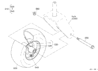 Kubota Tractor ZG124E N10100 Front Wheel (11*4-5) | Kubota Tractor