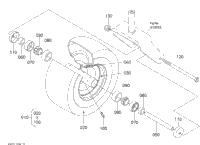 Kubota Tractor Z422KW N10100 Front Wheel (13*6.5-6) | Kubota Tractor