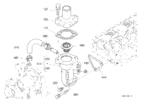 Kubota Tractor BX23S 050000 Water Flange And Thermostat | Kubota Tractor